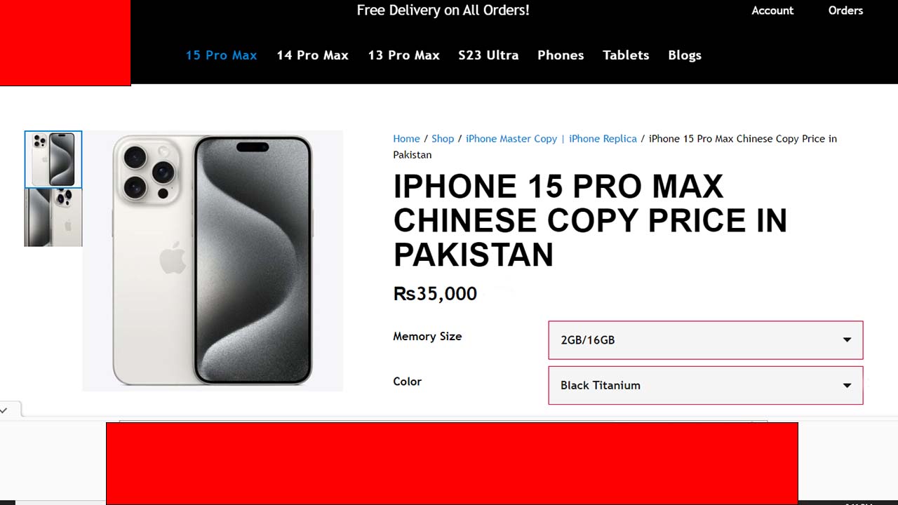 This iPhone 15 Pro Max lookalike costs only Rs35,000 in Pakistan ...