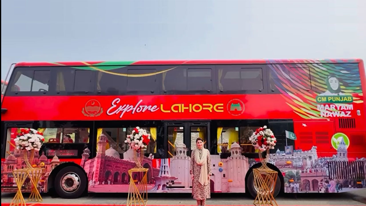 CM Punjab launches five new double decker buses in Lahore Pakistan ...