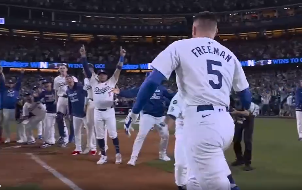 Freeman hits bomb as Dodgers win World Series opener - HUM News