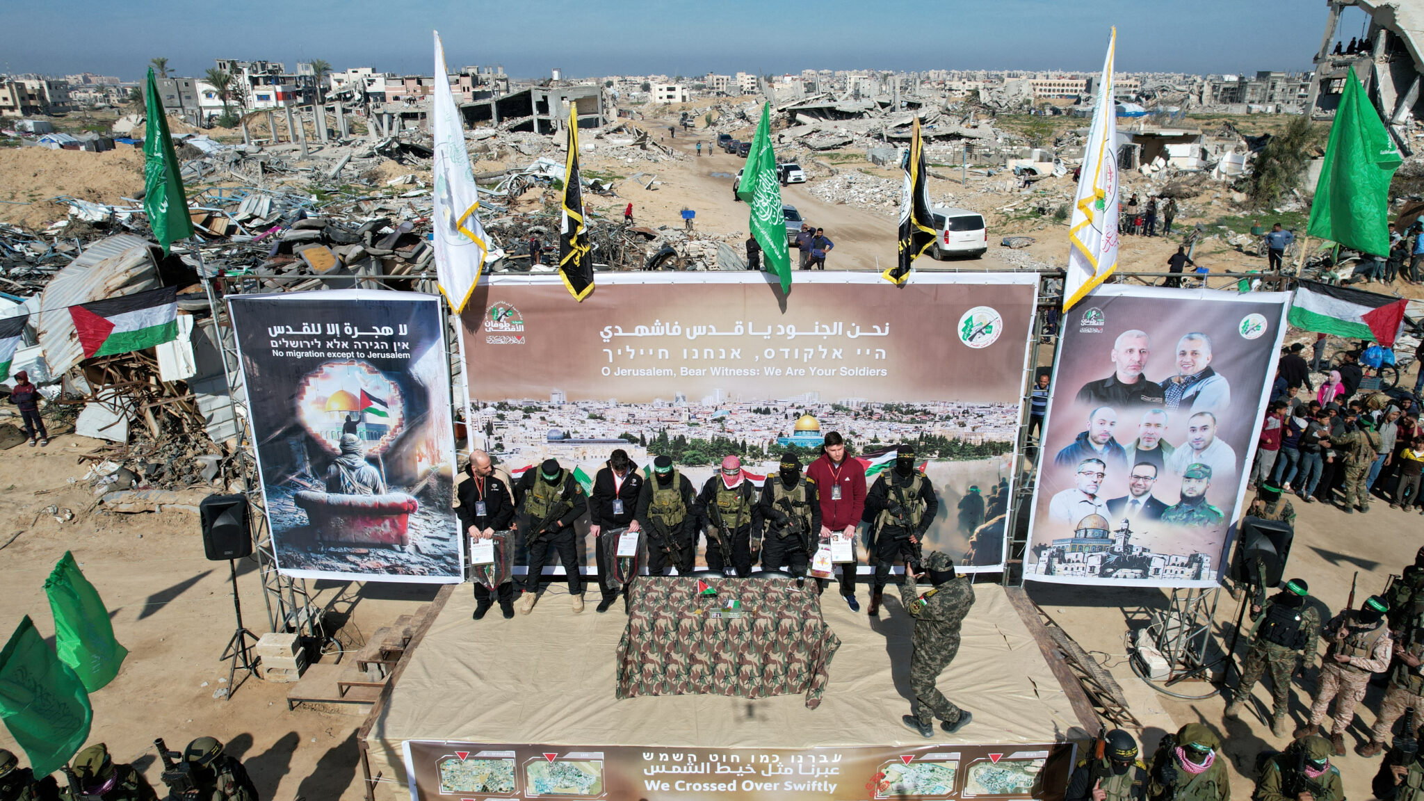 Three Israeli hostages released for 369 Palestinian prisoners World ...