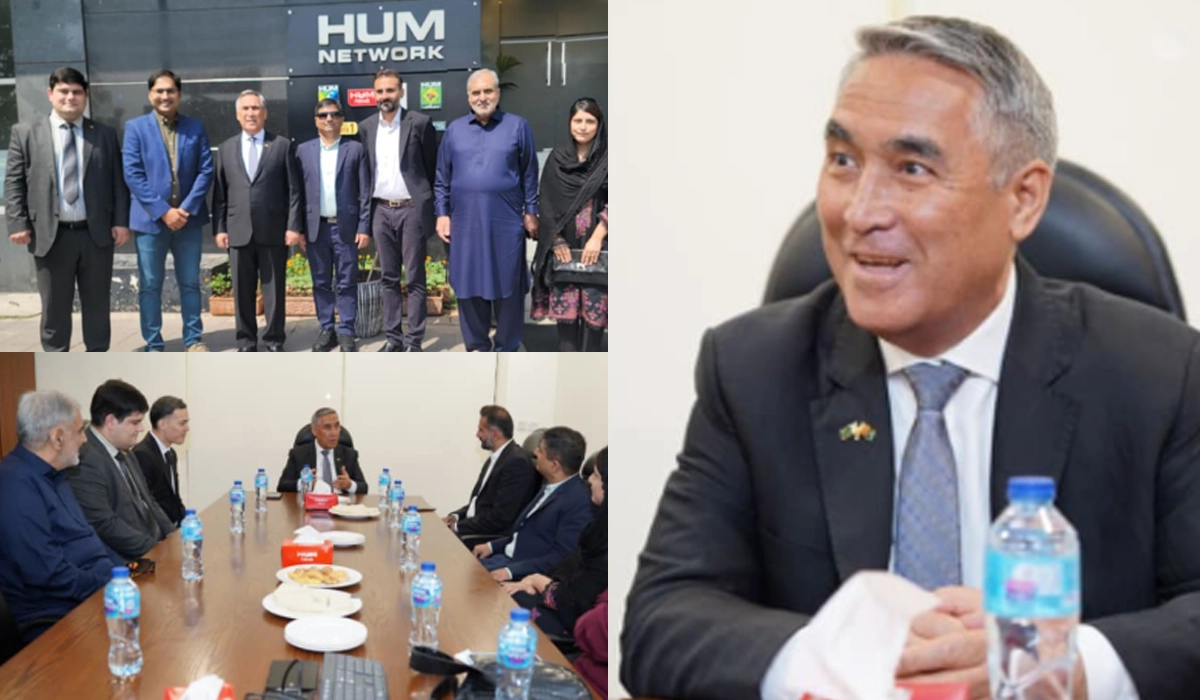 Turkmenistan’s Ambassador visits HUM Network HQ Pakistan - HUM News