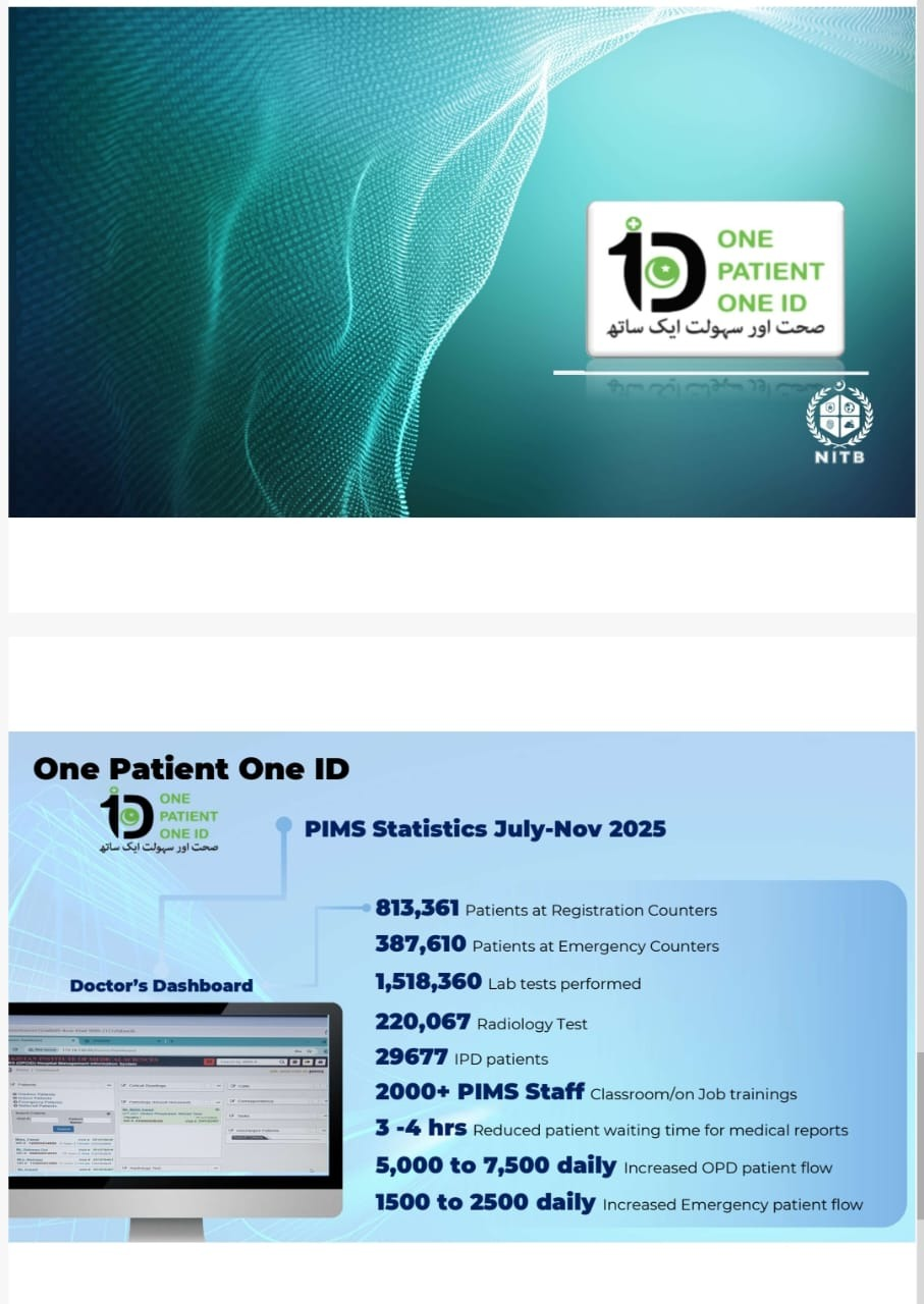 PIMS registers over 8 lakh patients in 5 months under One Patient One ...